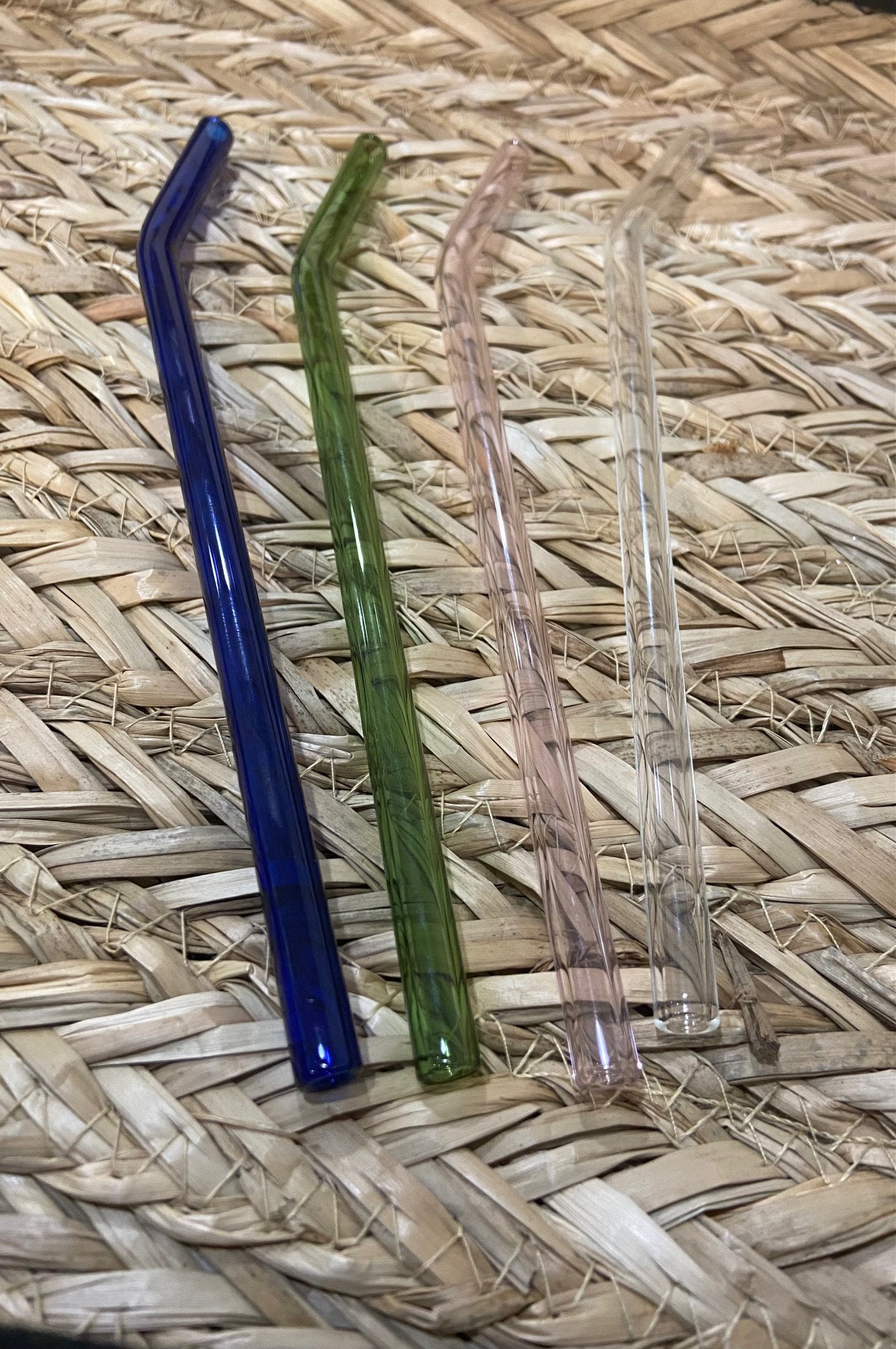 Colored Glass Straws | Reusable Straws | Eco Friendly Straws | Colored ...