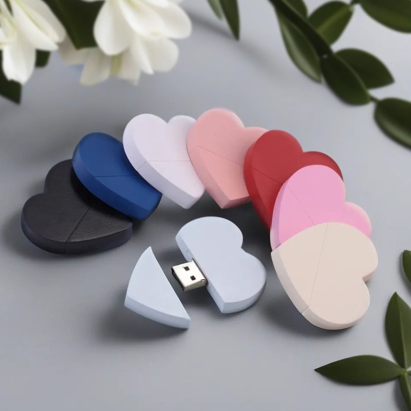 Heart Usb Flash Drive - Etsy