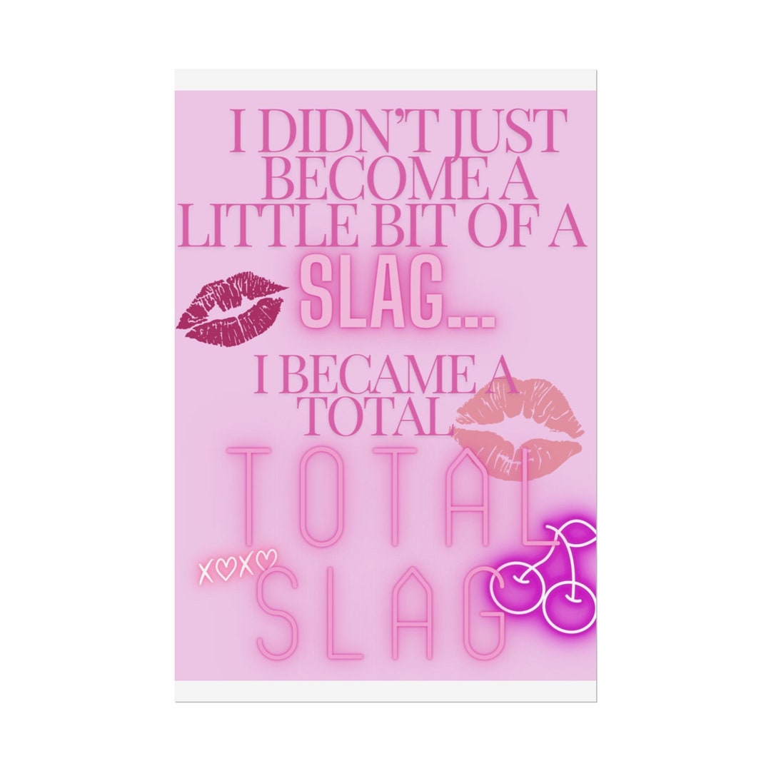 Total Slag Poster - Etsy