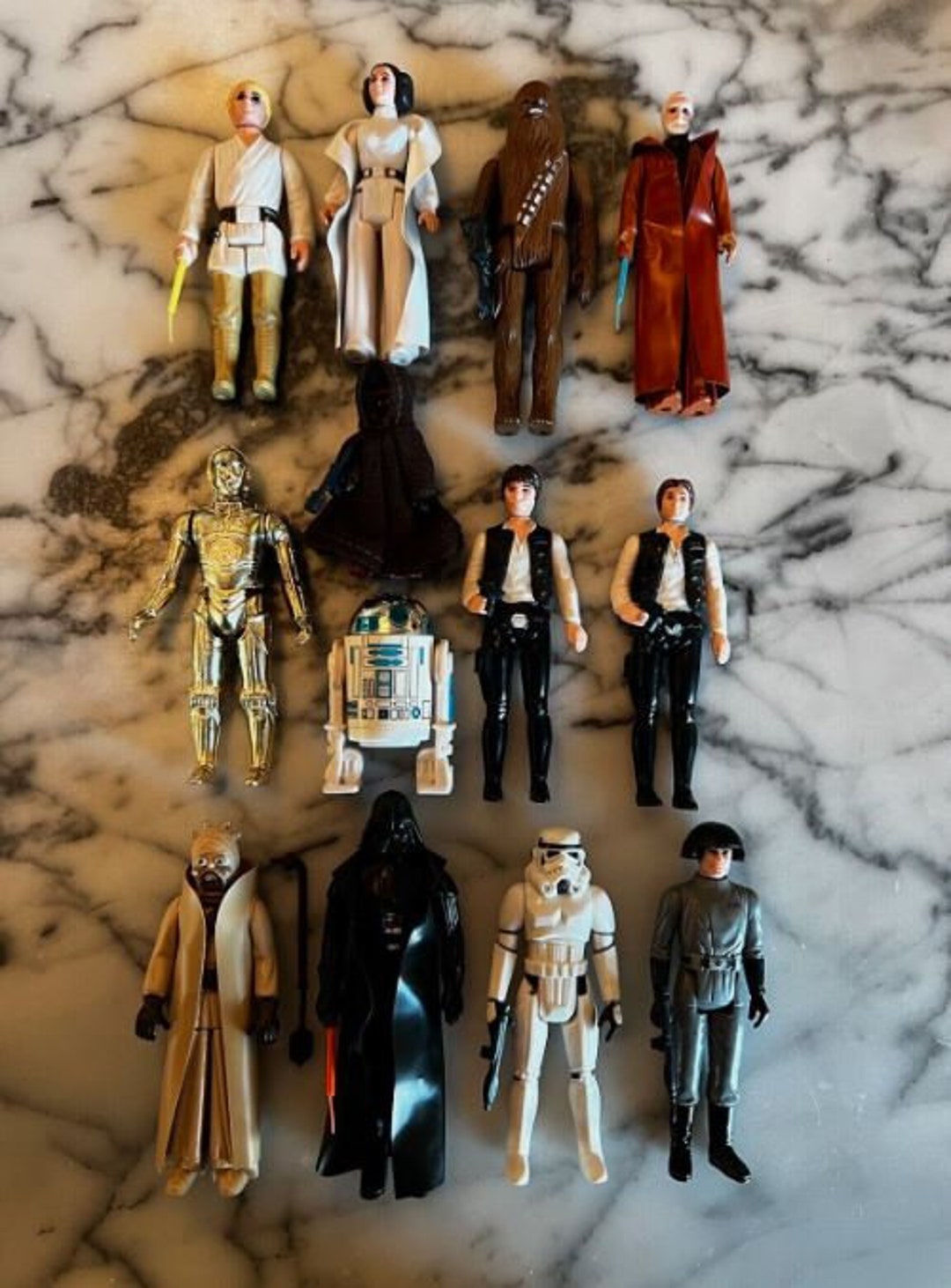 Vintage Kenner Star Wars Action Figures First 12 Complete Set - Etsy