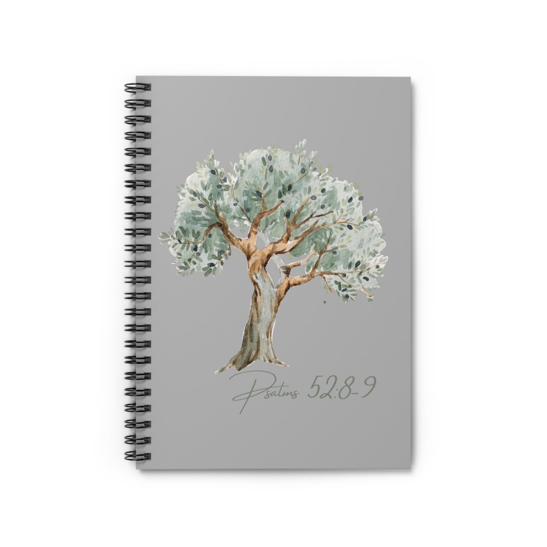 Olive Tree Spiral Notebook Ruled Line - Etsy