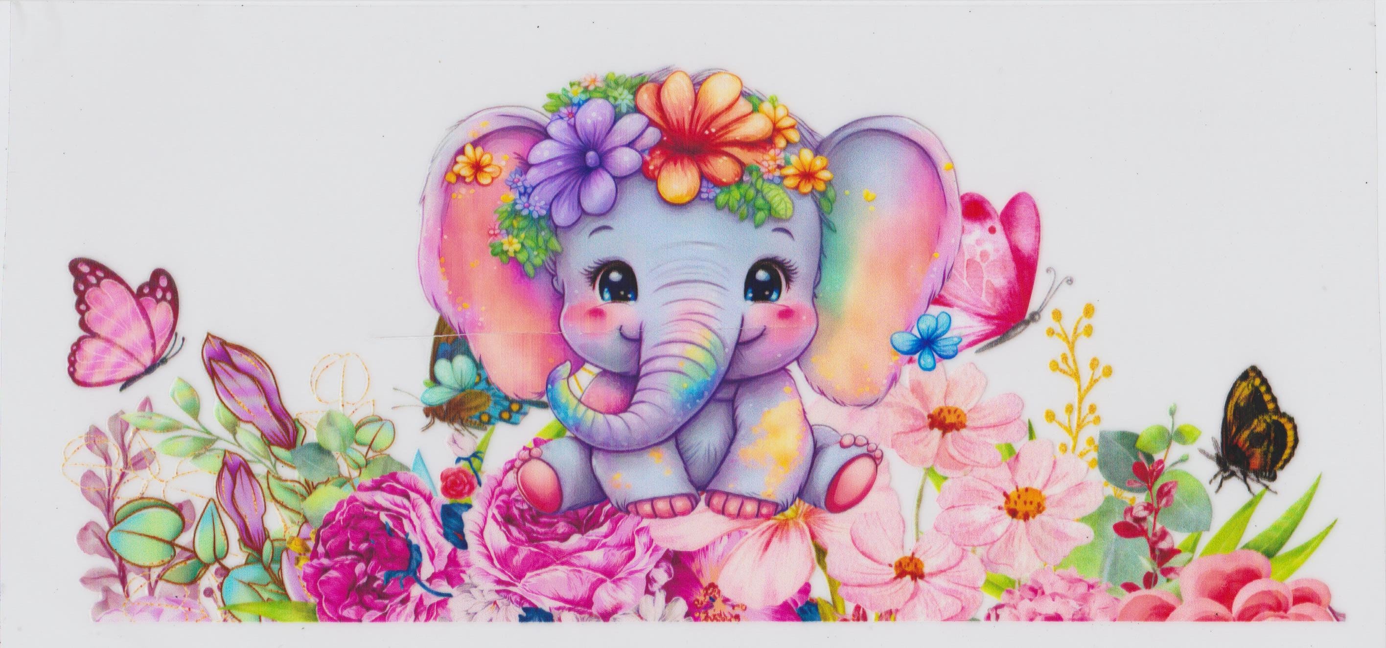 Elephant UV DTF Transfer Stickers - Etsy