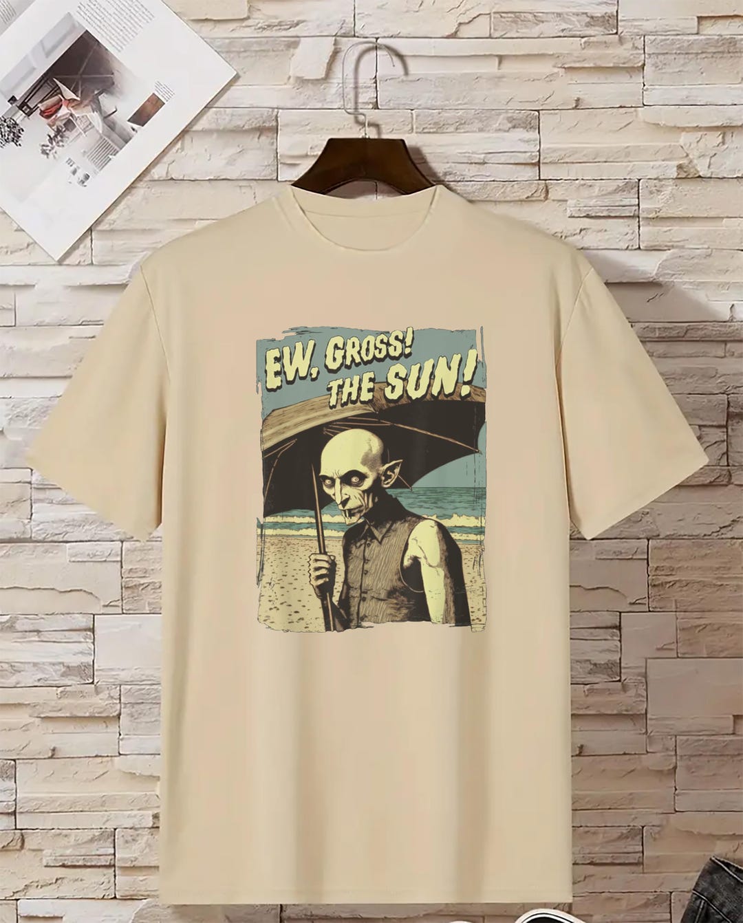 Vampire "eww Gross, the Sun" Unisex Polyester Tee - Etsy