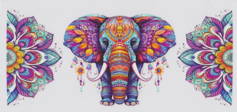 Elephant UV DTF Transfer Stickers - Etsy