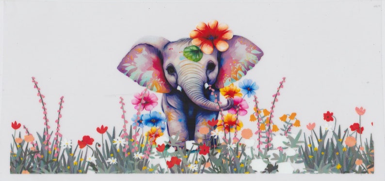 Elephant UV DTF Transfer Stickers - Etsy
