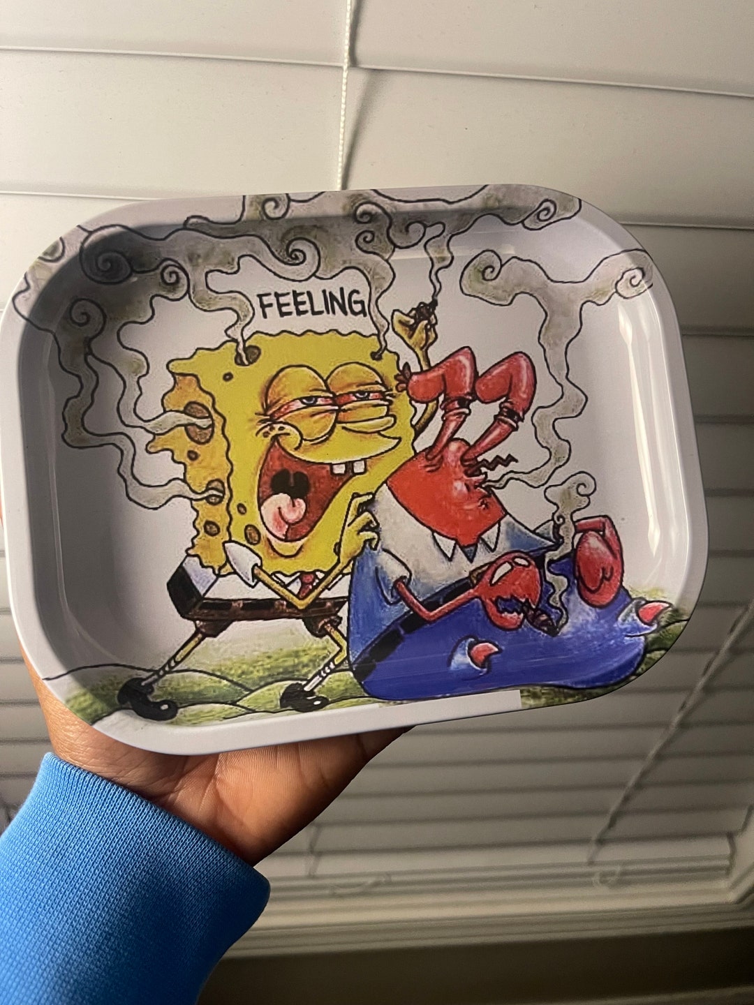 Faded Cartoon Rolling Tray With Magentic Lid - Etsy