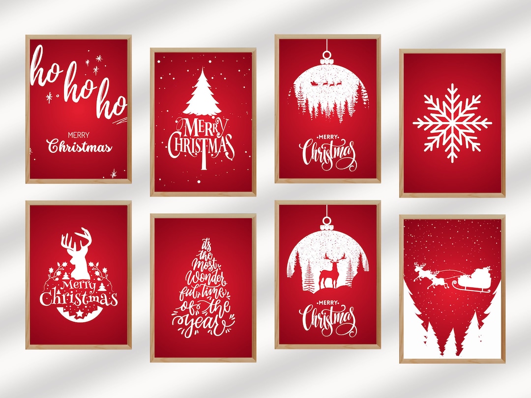 Classic Christmas Prints 8 Christmas Printables Christmas Decor ...