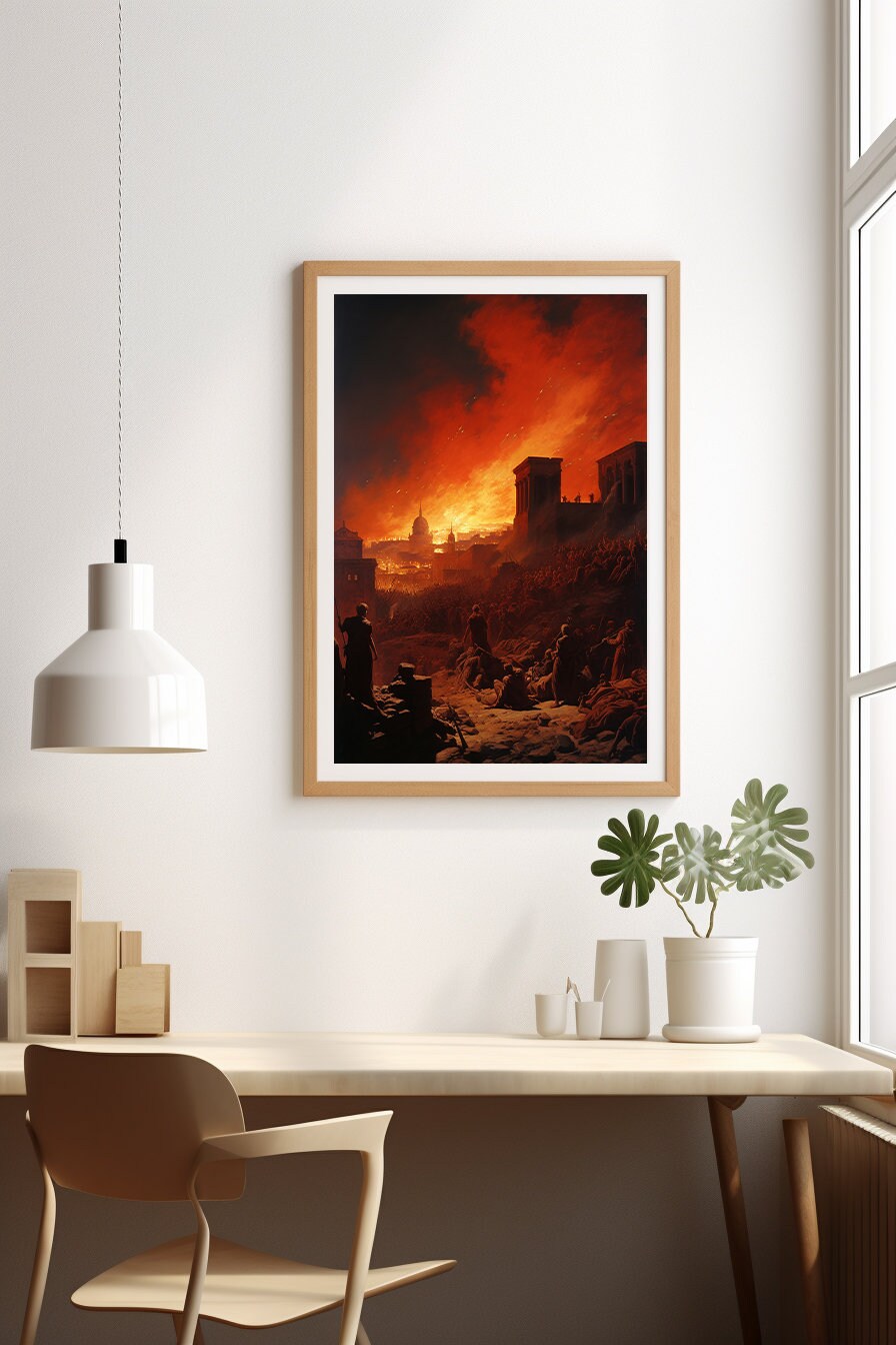 The Sack of Rome Print Satin Posters 210gsm - Etsy