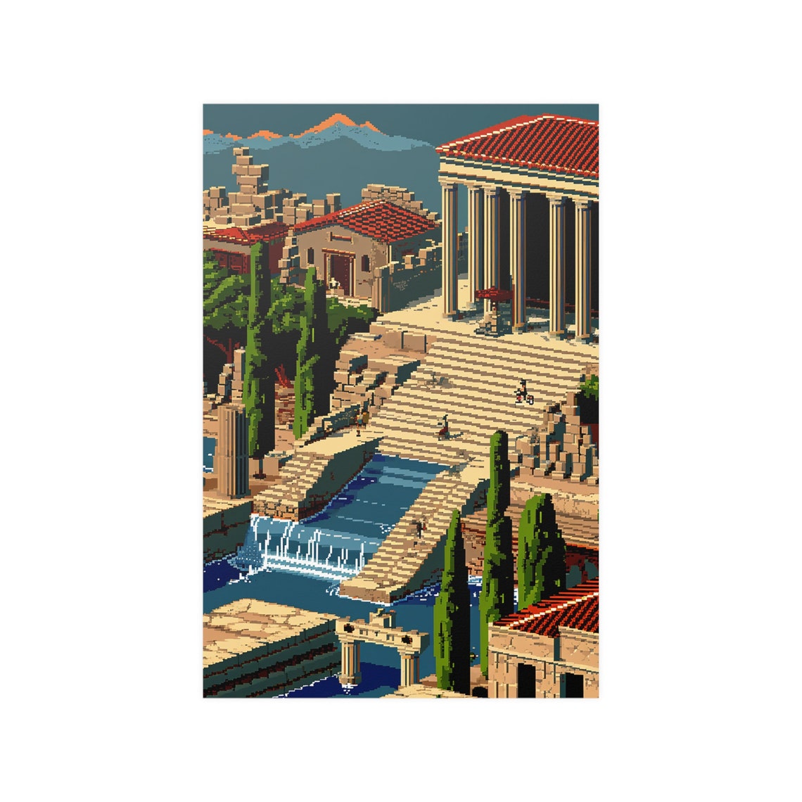Ancient Rome Video Game Level Satin Posters 210gsm - Etsy