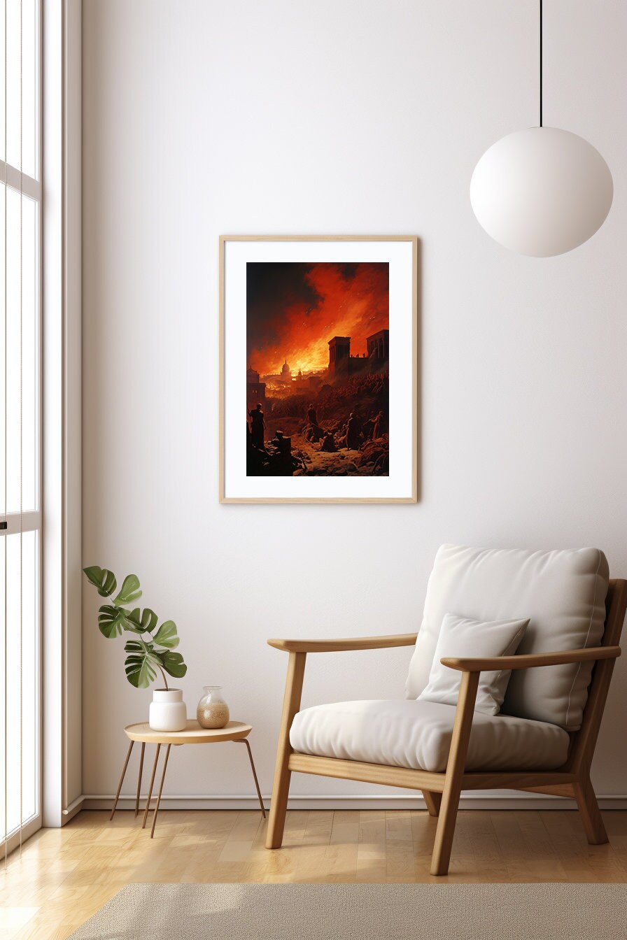 The Sack of Rome Print Satin Posters 210gsm - Etsy
