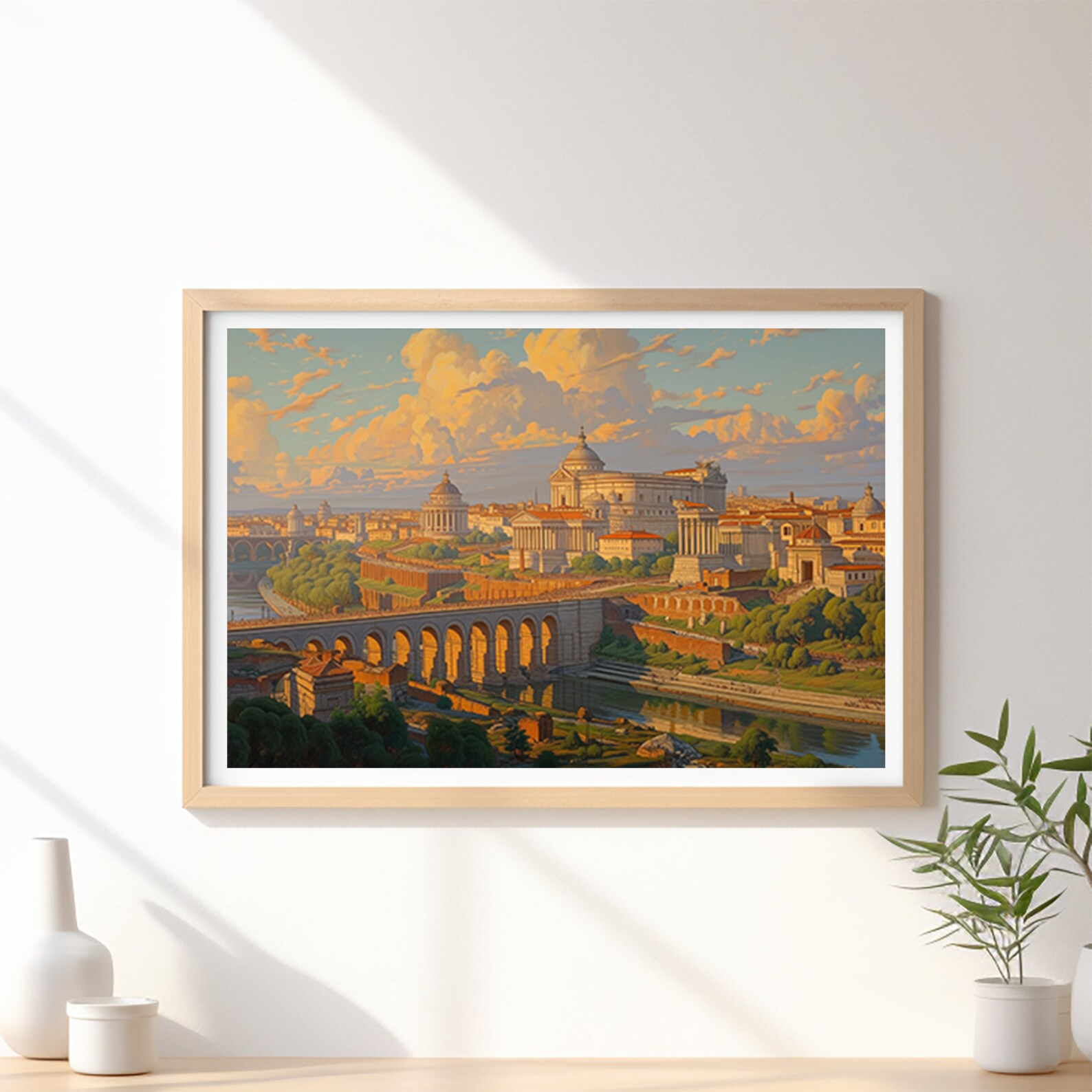 Ancient Rome City Print Satin Posters 210gsm - Etsy
