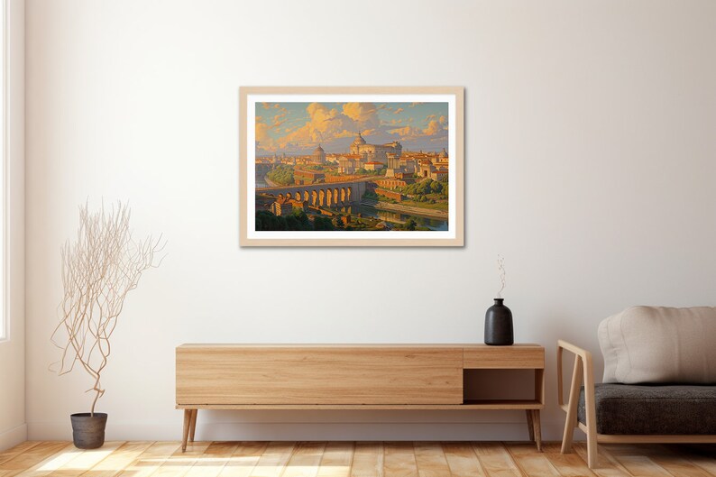Ancient Rome City Print Satin Posters 210gsm - Etsy