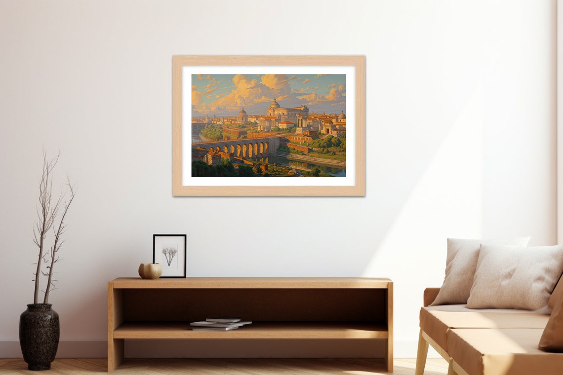 Ancient Rome City Print Satin Posters 210gsm - Etsy