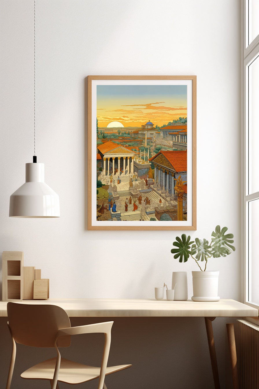 Ancient Rome City Satin Posters 210gsm - Etsy
