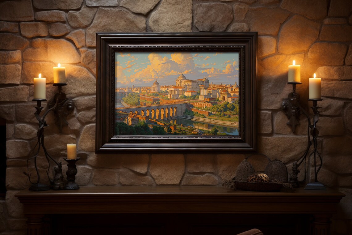 Ancient Rome City Print Satin Posters 210gsm - Etsy