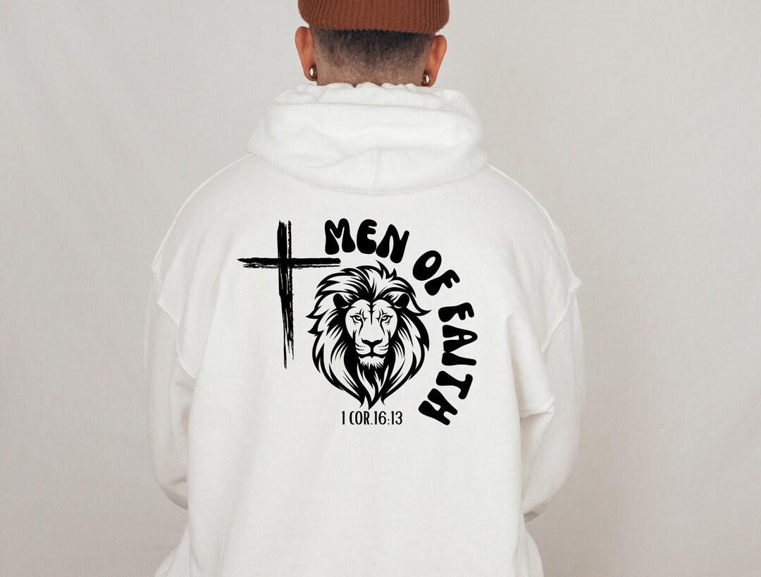 Men's Christian Hoodie, Bible Verse Hoodie, Christian Hoodie, Mens ...