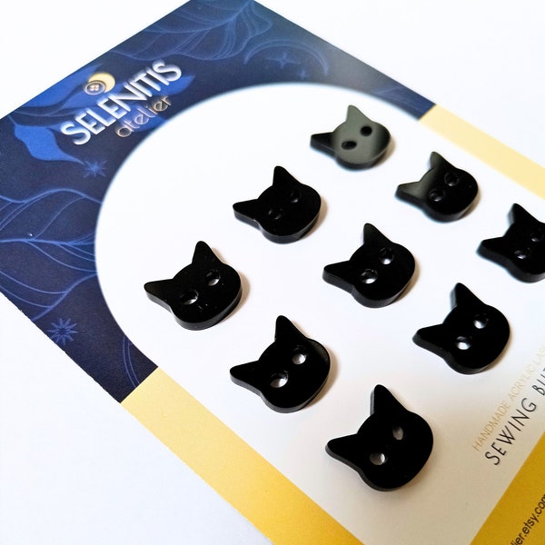 Cat Buttons - Etsy