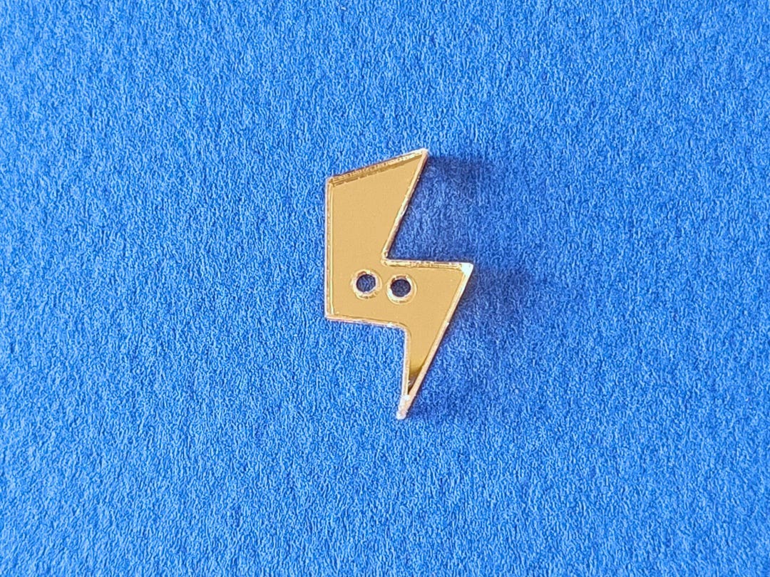 Gold Lightning Bolt Sewing Buttons - Etsy Canada