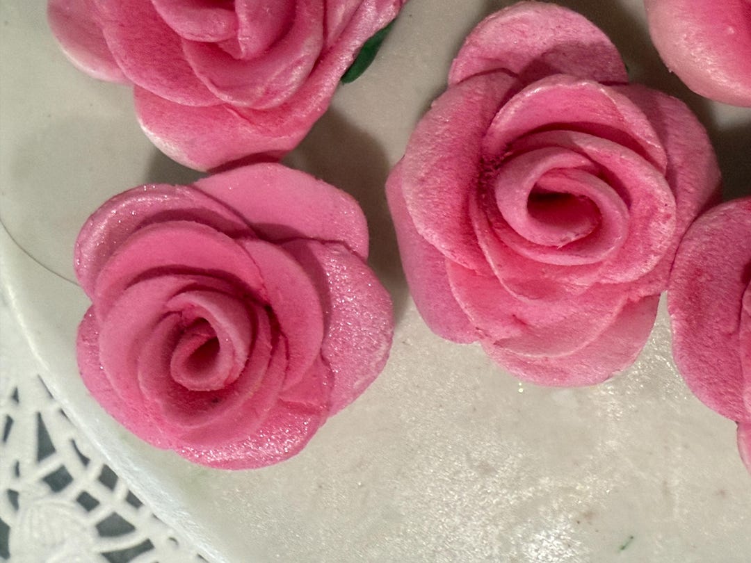 Roses 1” Broad Base Set of 6 - Etsy