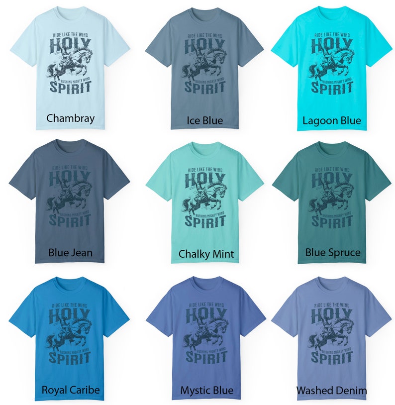 Comfort Colors® Holy Spirit Rushing Mighty Wind Trendy Christan Apparel ...