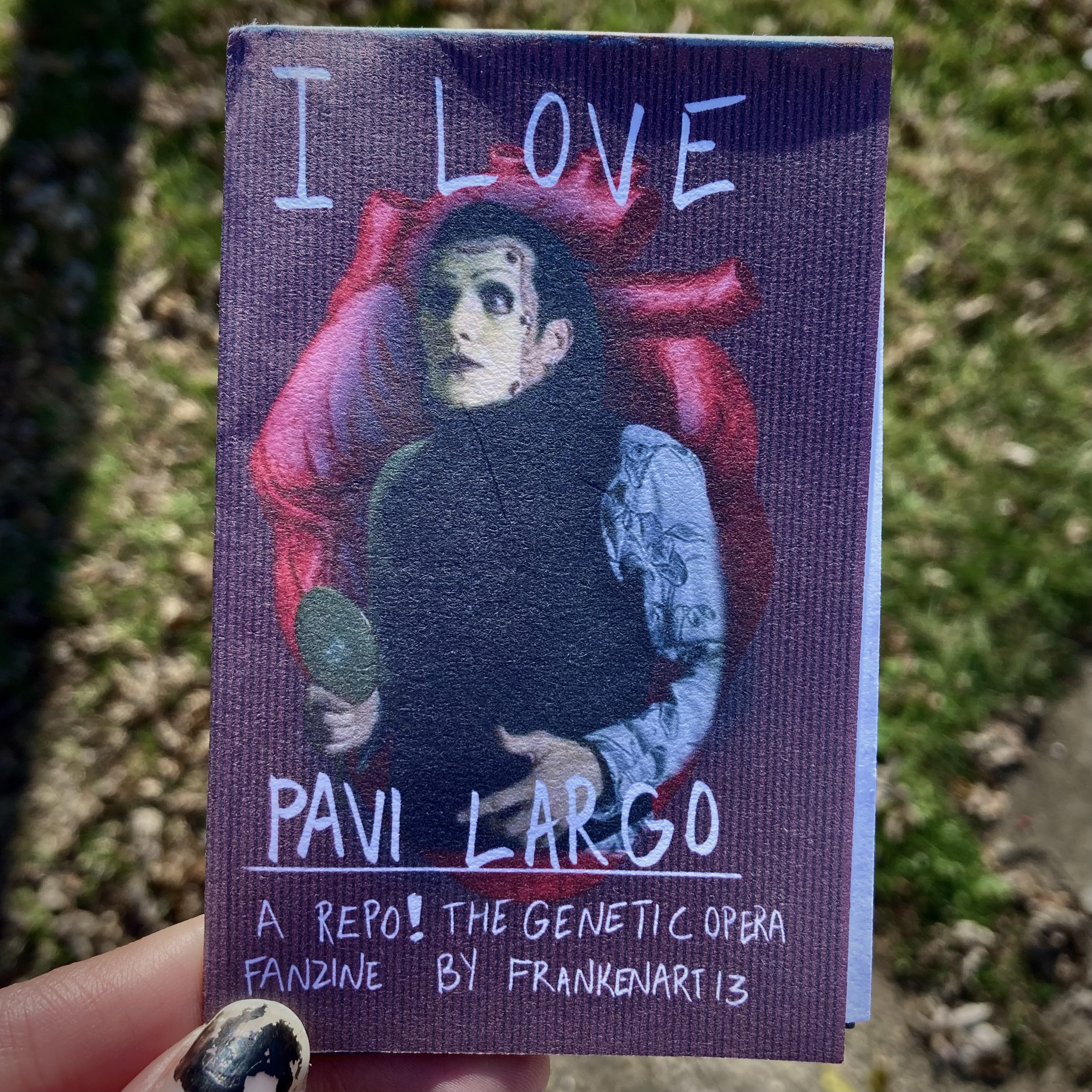 I Love Pavi Largo Mini Zine Repo the Genetic Opera Fanzine Collage Zine ...