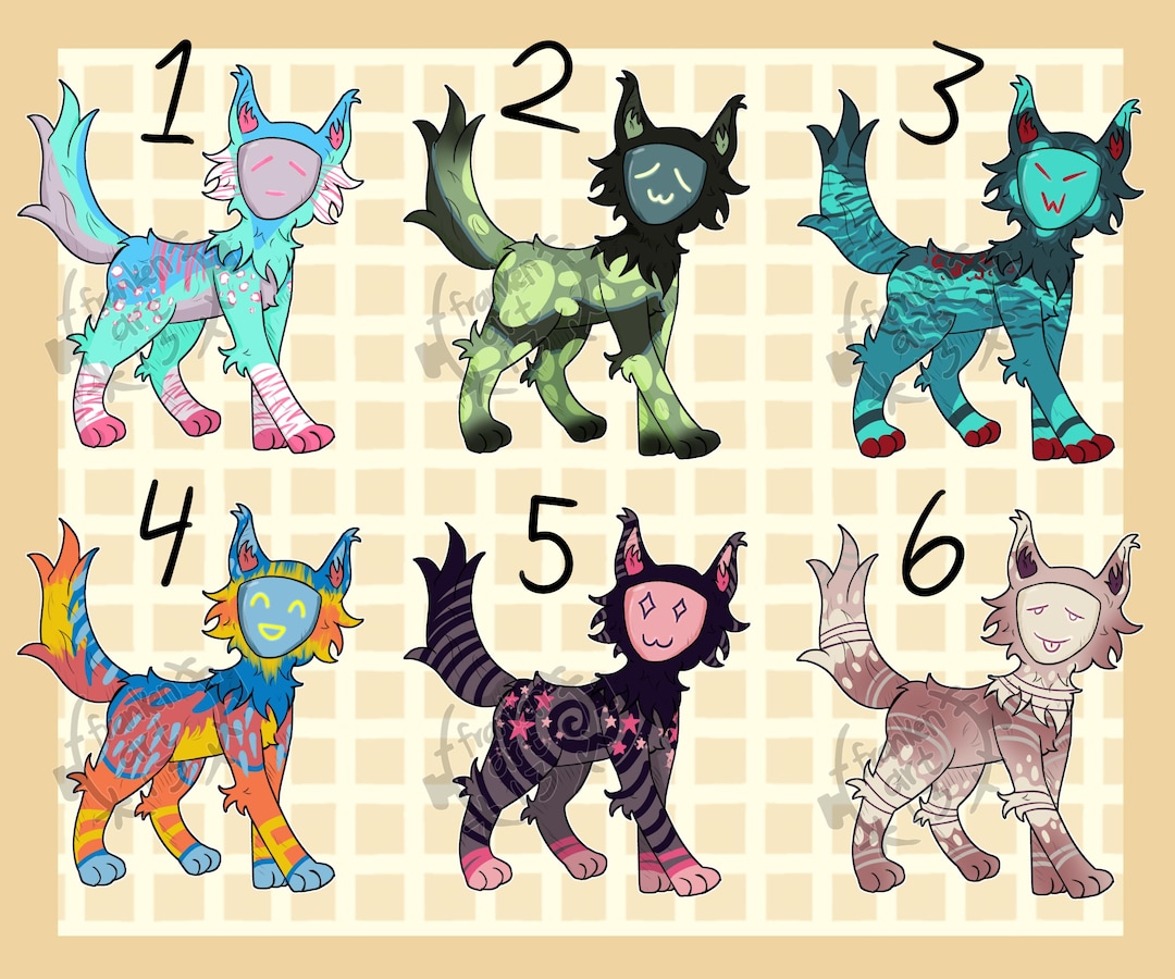 Robo-cat Feral Adoptable Characters Adoptable OC Original Character ...