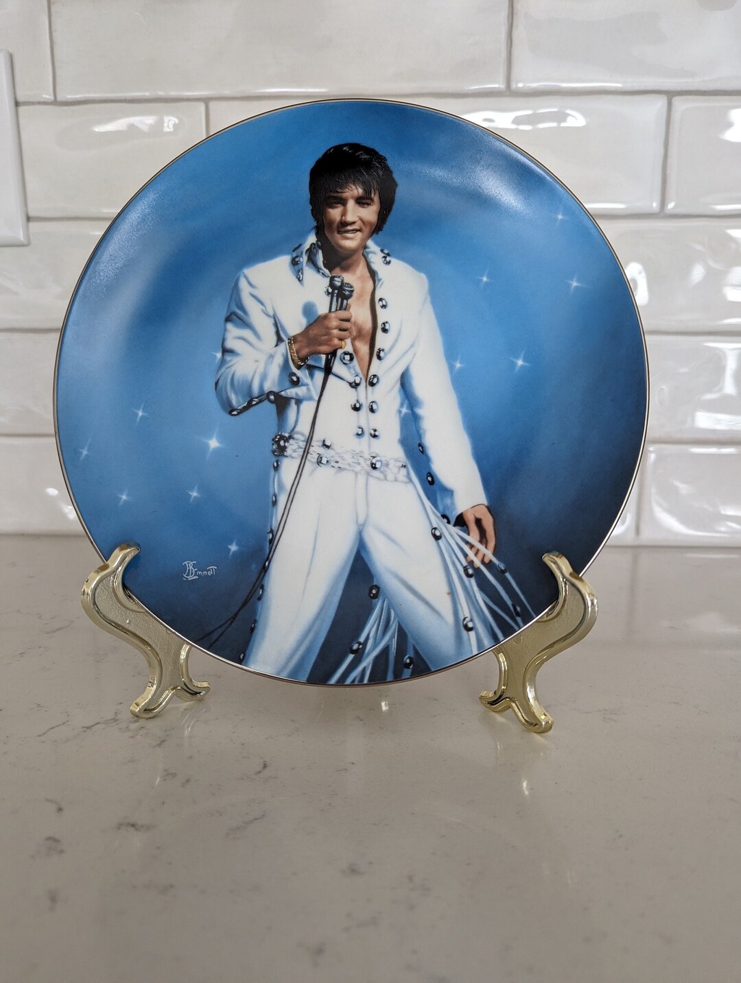 Elvis Presley Collector's Plate, Limited Edition, Delphi Plate Series ...
