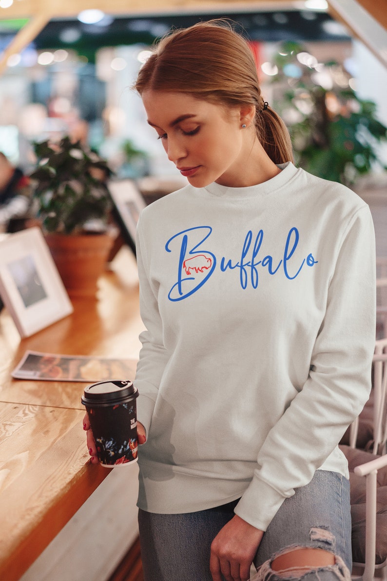 Buffalo Sweatshirt, Buffalo Ny Sweatshirt, Buffalo Fan Gift, Buffalo ...
