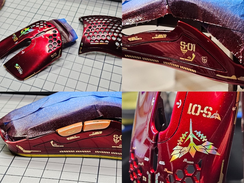 Gundam Sazabi Themed Custom Designed & Painting Glorious Model O ...
