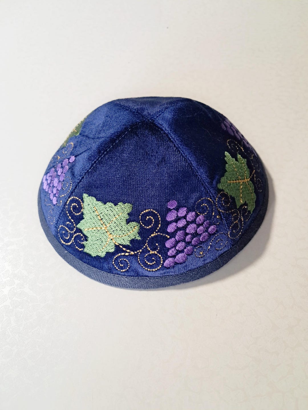 Shabbat Kippah-premium Yarmulke-velvet Cotton Kippah-personalized ...