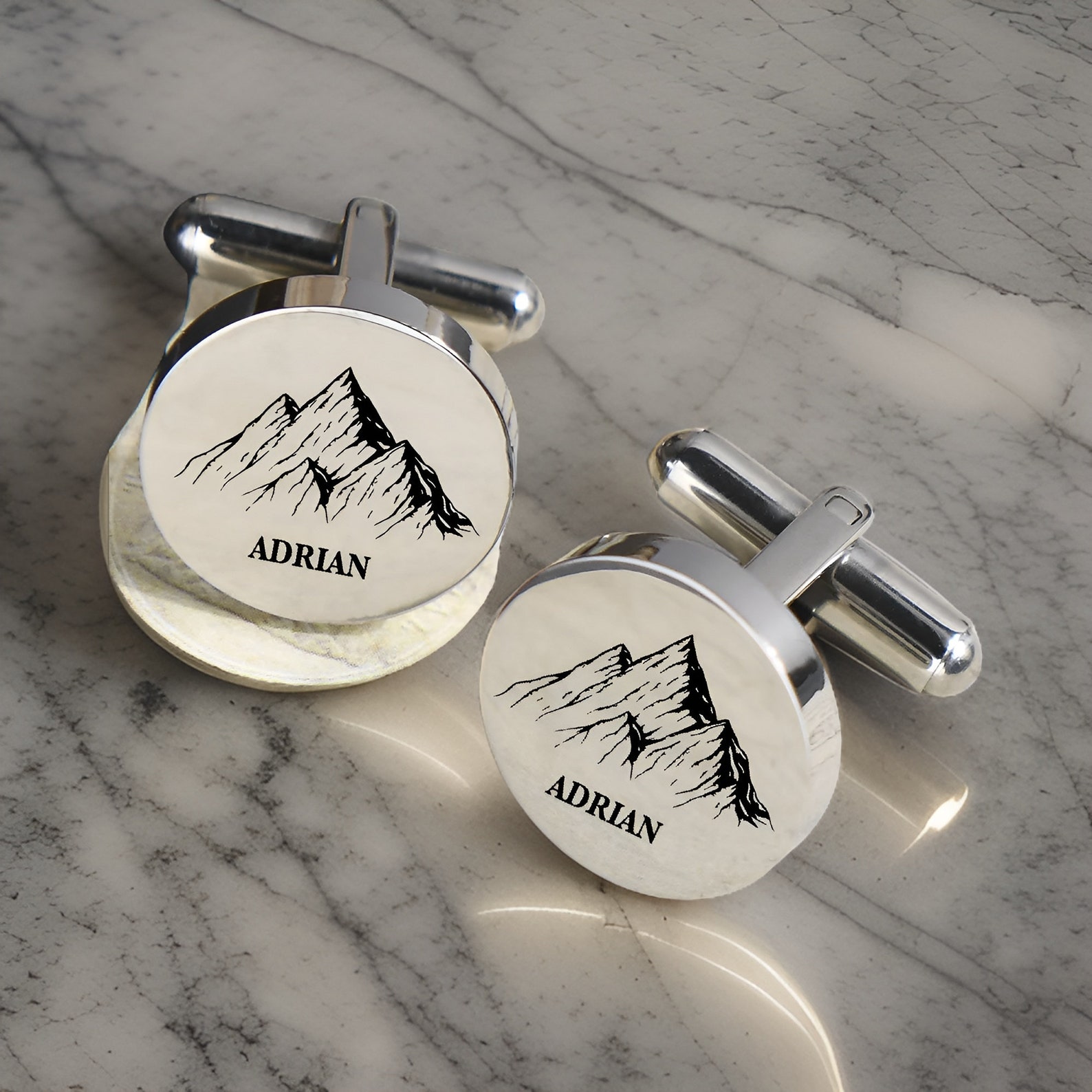 Personalized Cuff Links With Custom Box Design, Wooden Cufflinks for ...
