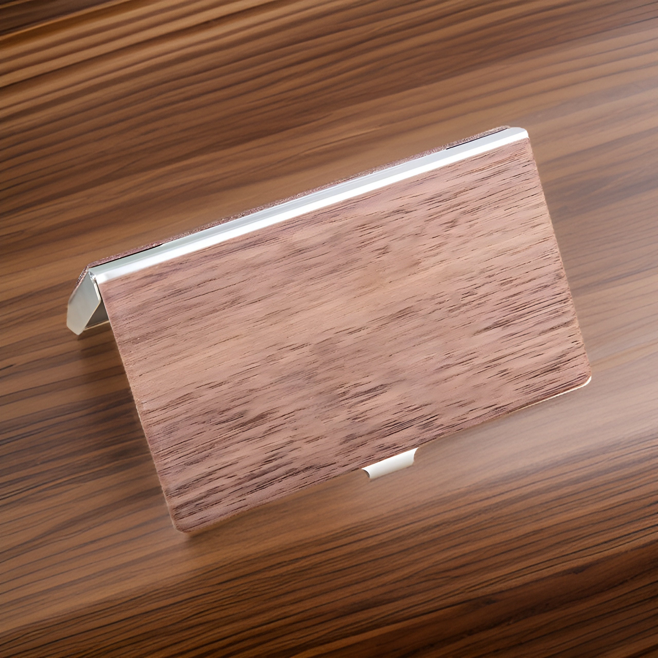 Personalized BUSINESS CARD HOLDER Case Custom Engraved for Him Dad Men ...