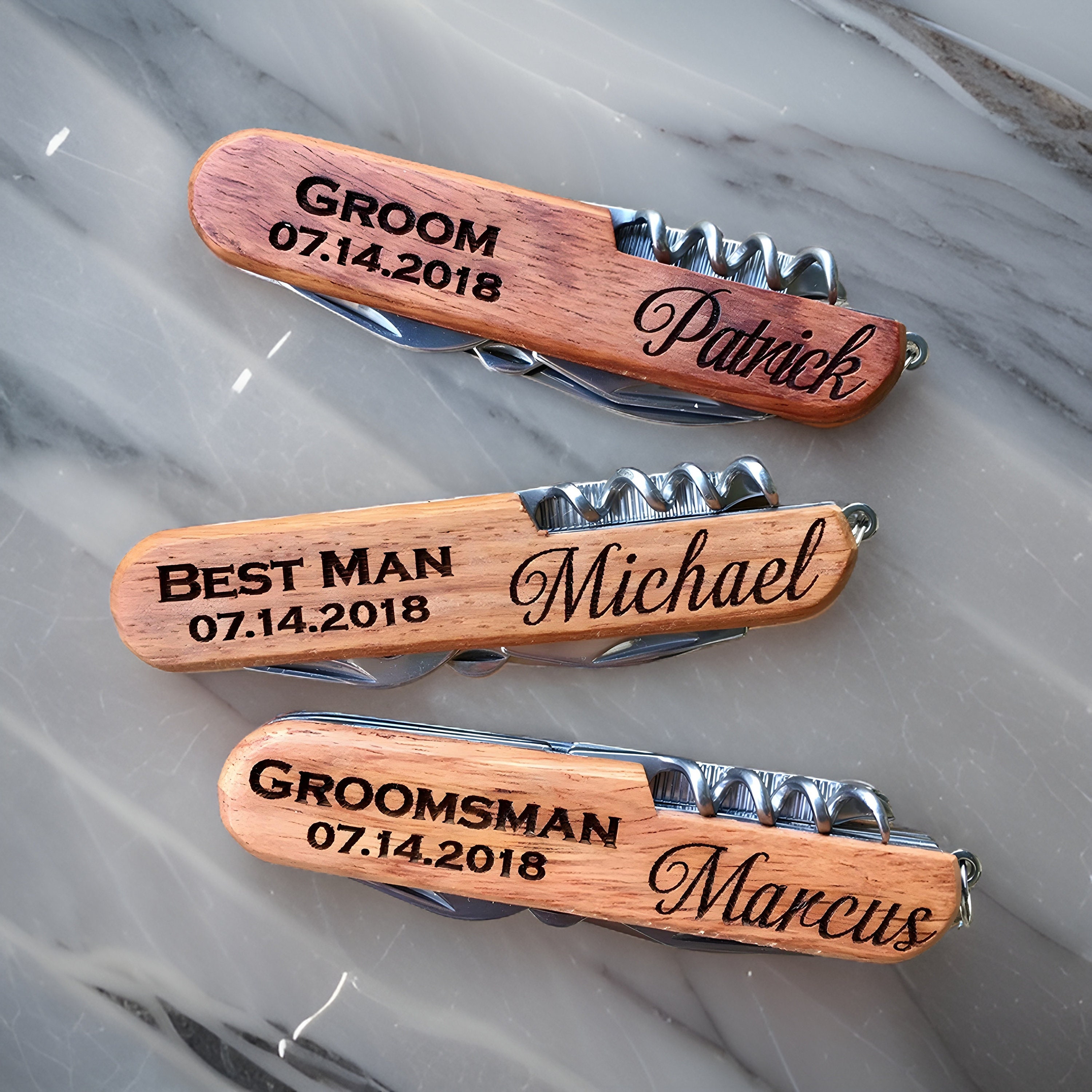 Swiss Army Knife, Personalized Multi Tool, Laser Engraved, Groomsmen ...