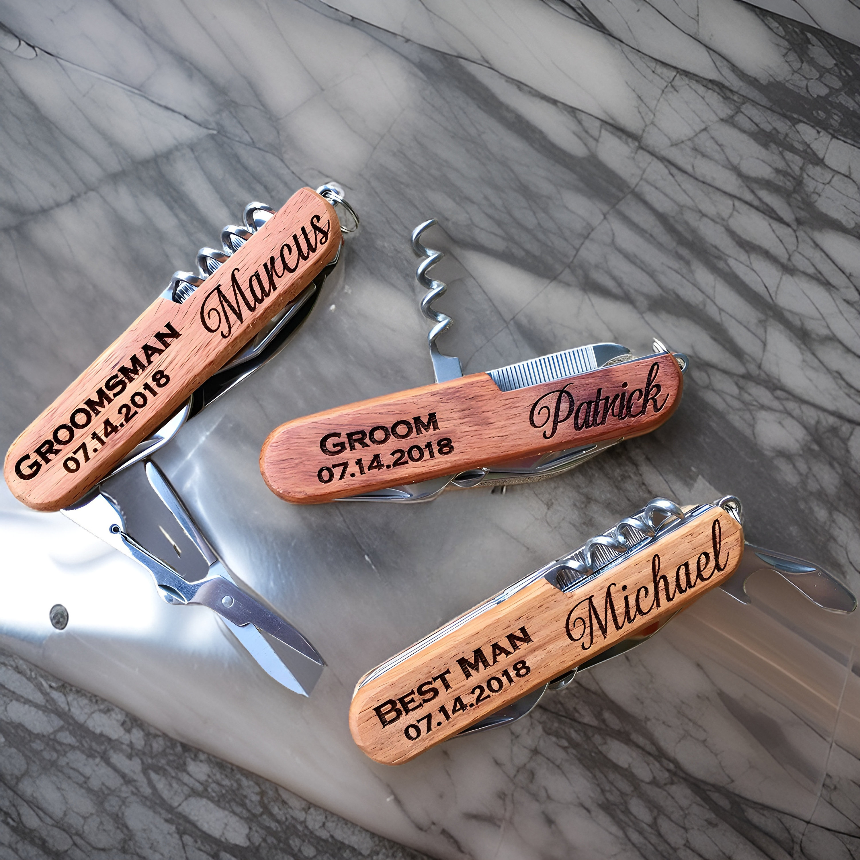 Swiss Army Knife, Personalized Multi Tool, Laser Engraved, Groomsmen ...