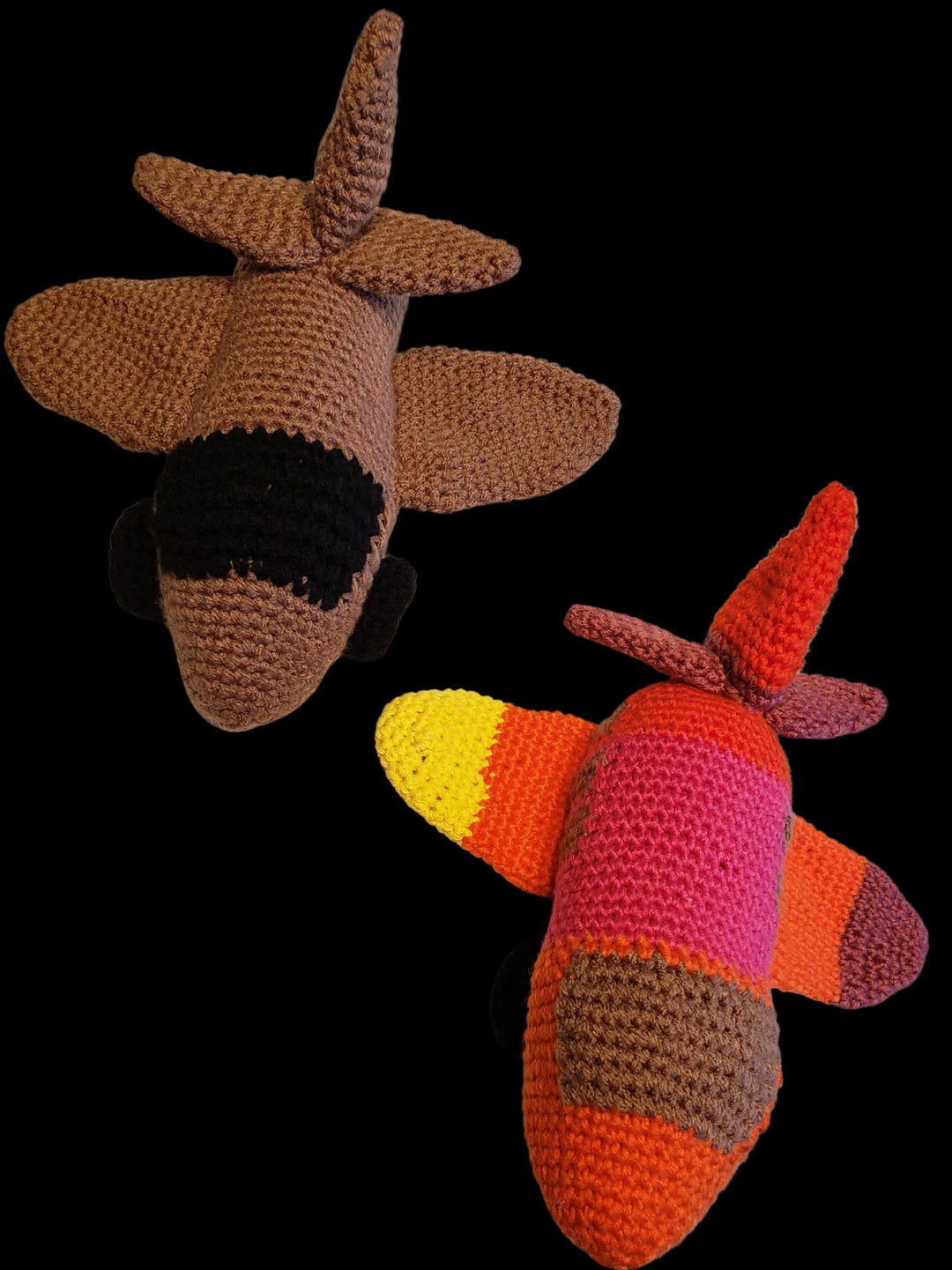 Handmade Crochet Airplane Plush Toy – Soft Aviation Gift for Kids ...