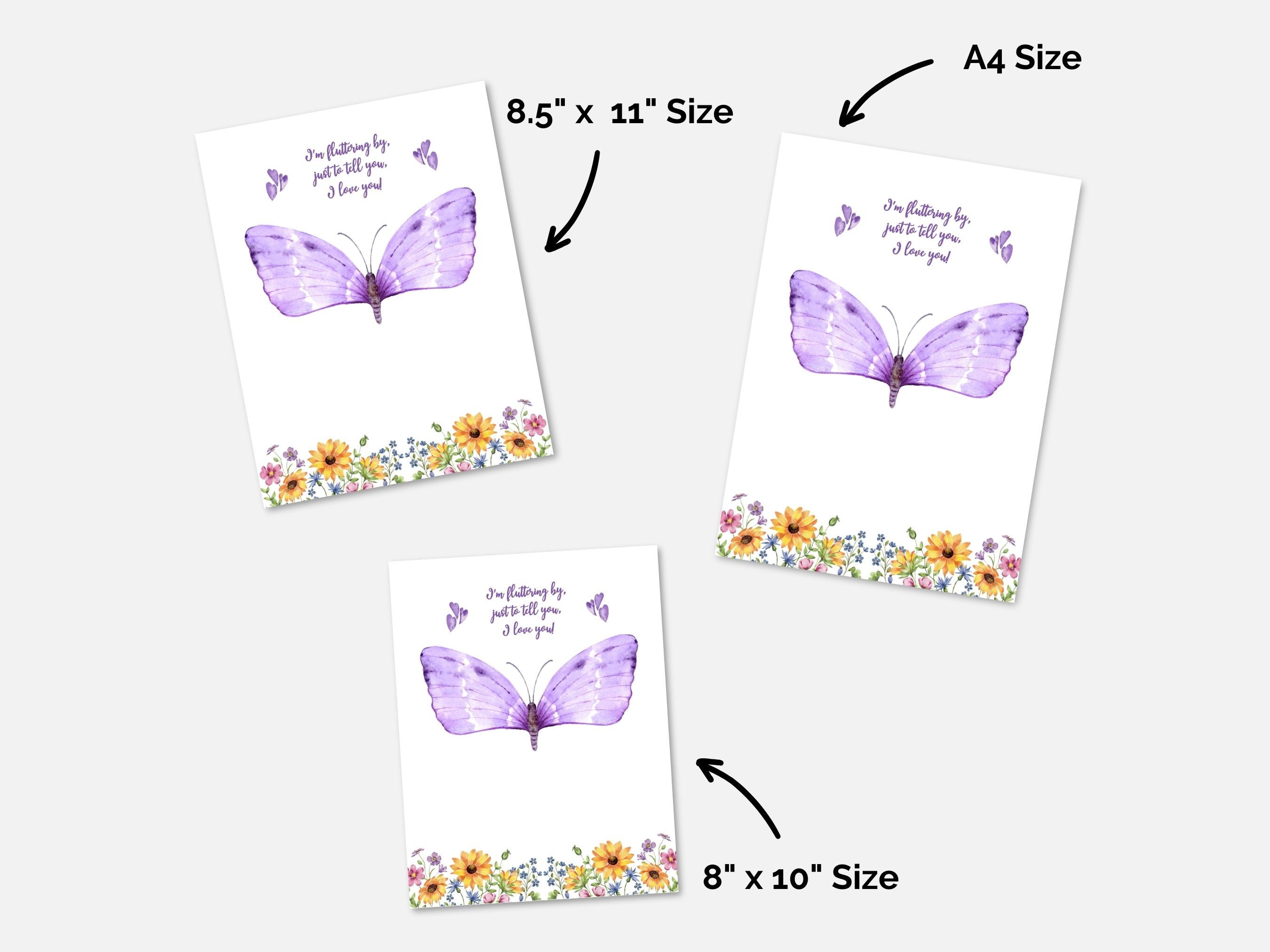 Fluttering I Love You, Butterfly Flowers, Handprint Art Craft, Kids ...