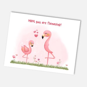 MOM You Are Flamazing - Flamingo Handprint Art Craft - Kids Baby ...
