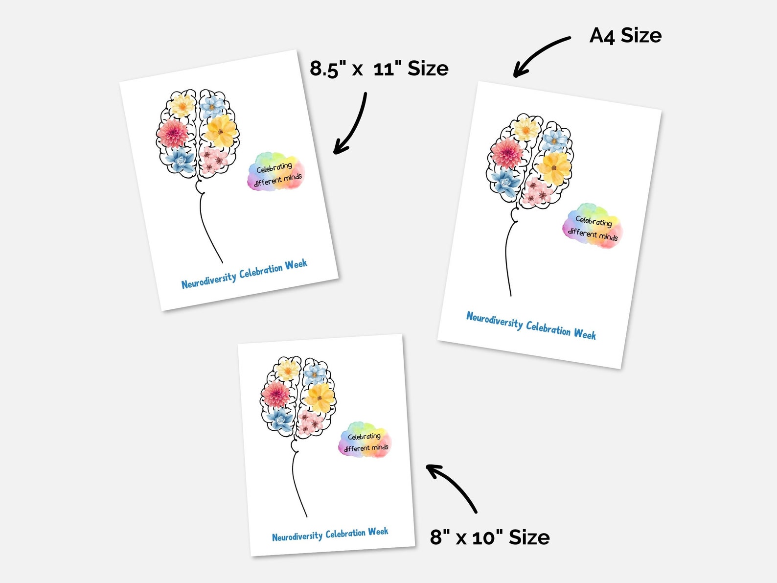 Neurodiversity Celebration Handprint - Handprint Art Craft - Kids Baby ...