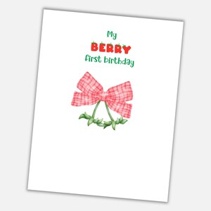 Berry First Birthday - Handprint Art Craft - Mom Dad Grandma Auntie ...