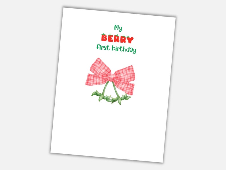 Berry First Birthday - Handprint Art Craft - Mom Dad Grandma Auntie ...