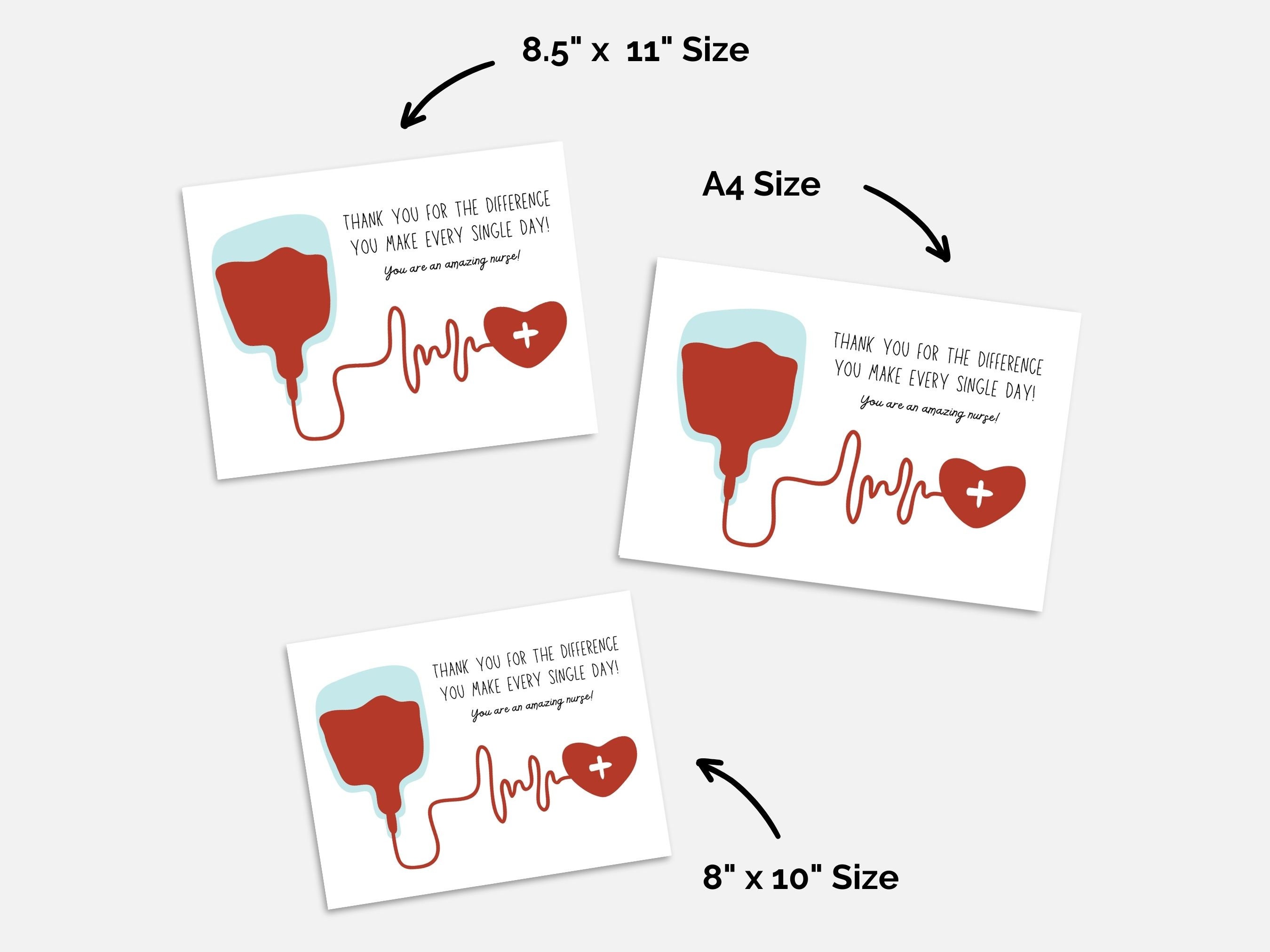 Nurse Appreciation or Thank You Gift - Handprint Art Craft - Kids Baby ...