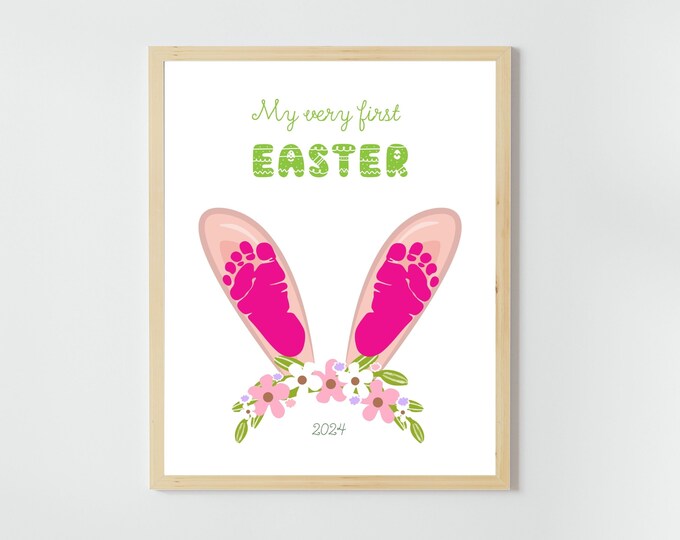 Printable Easter Handprint Art Craft for Kids, Some Bunny Loves You ...