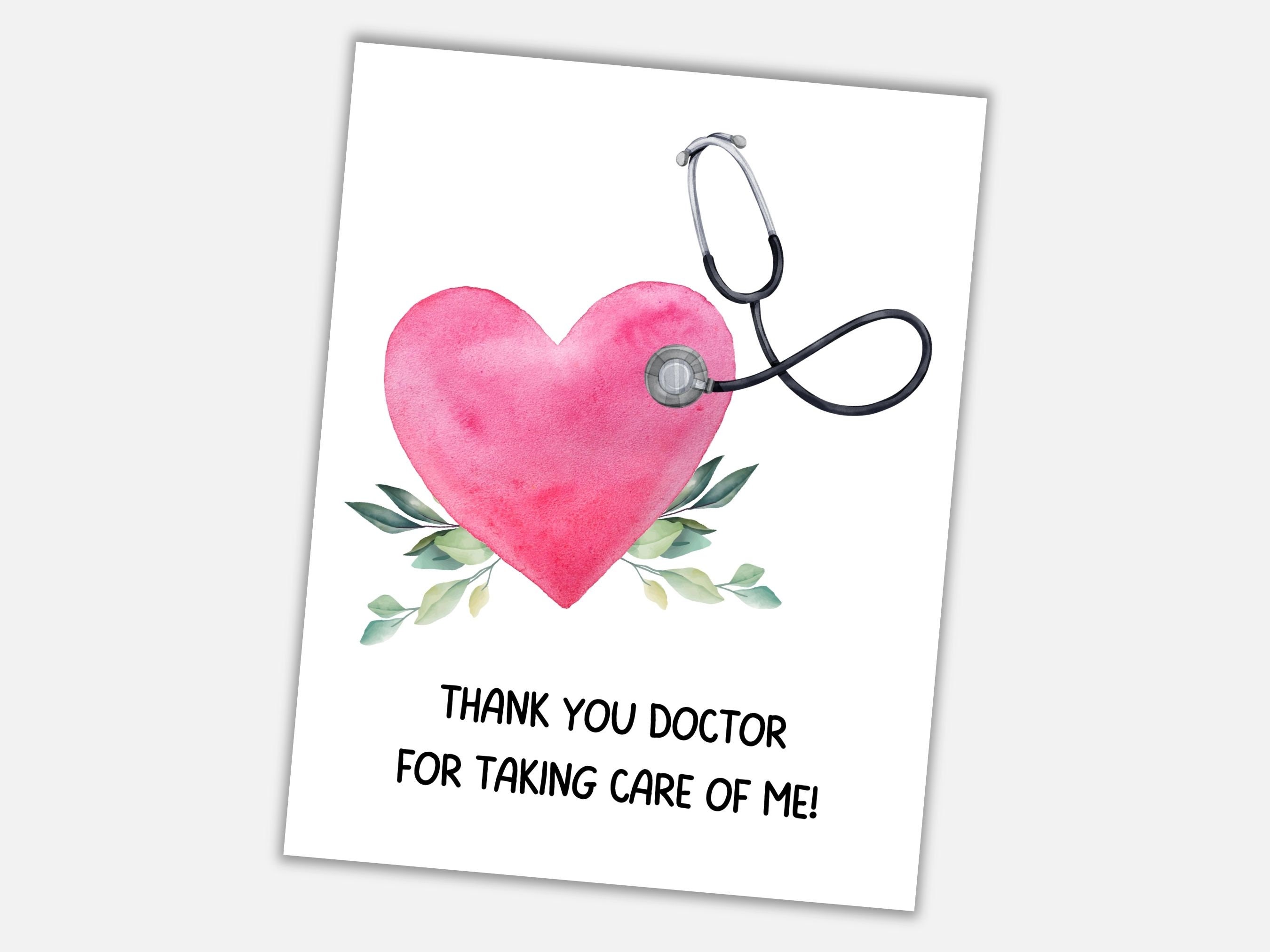 Doctor Appreciation or Thank You Gift - Handprint Art Craft - Kids Baby ...