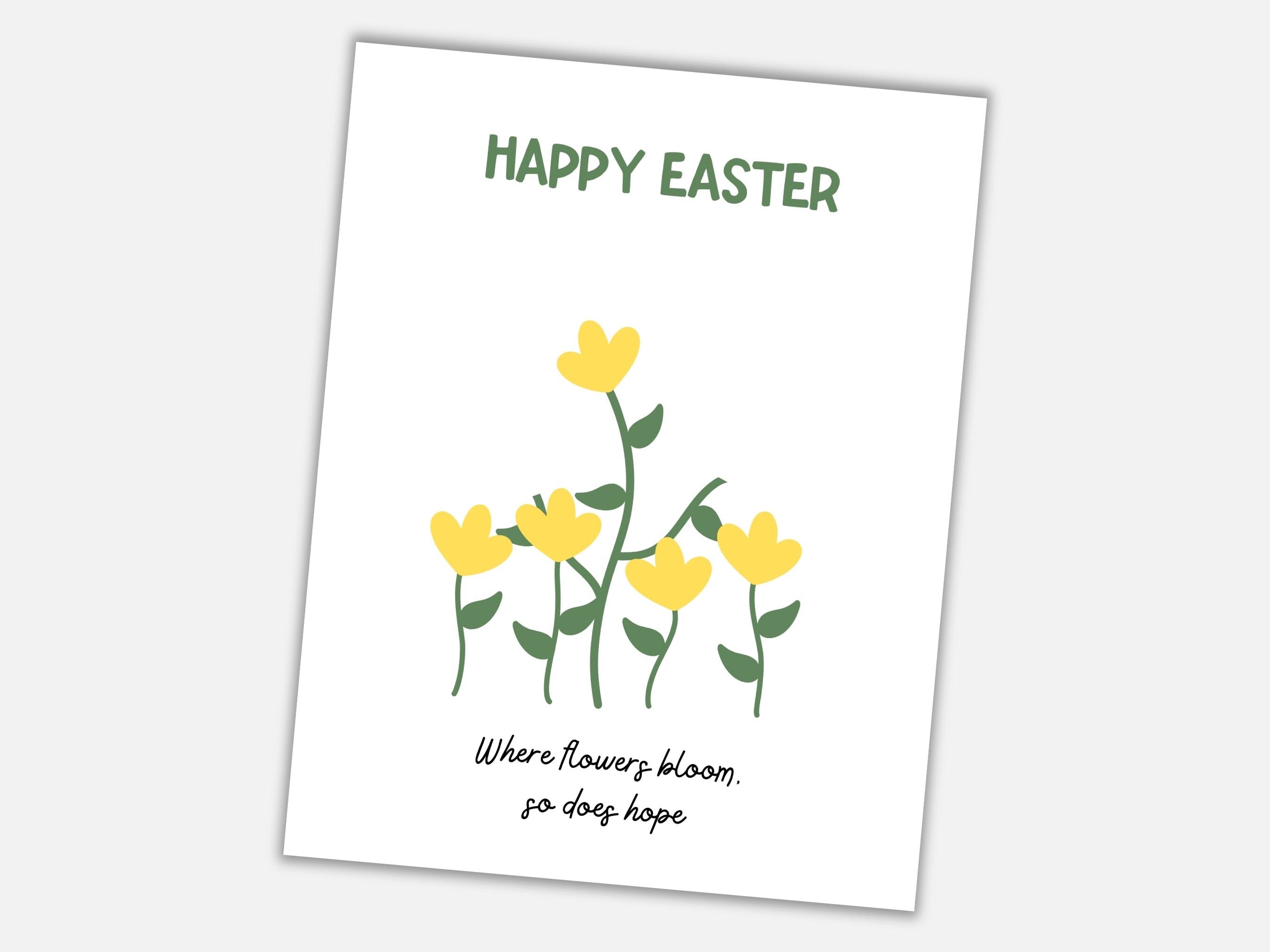 Flower Bouquet Handprint Art - Happy Easter Handprint Craft - Kids Baby ...