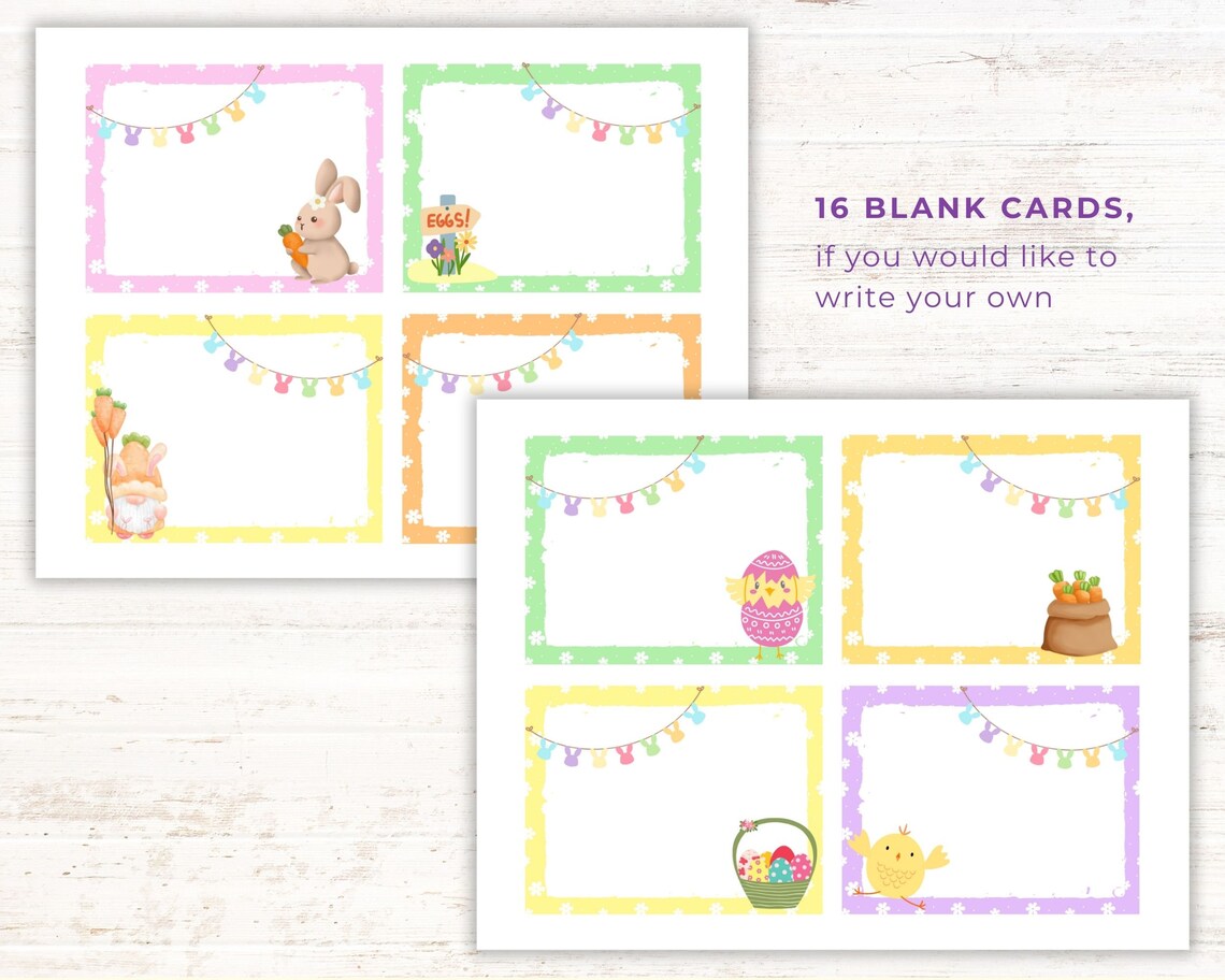 Easter Scavenger Hunt Outdoor, Treasure Hunt for Kids, Scavenger Hunt ...