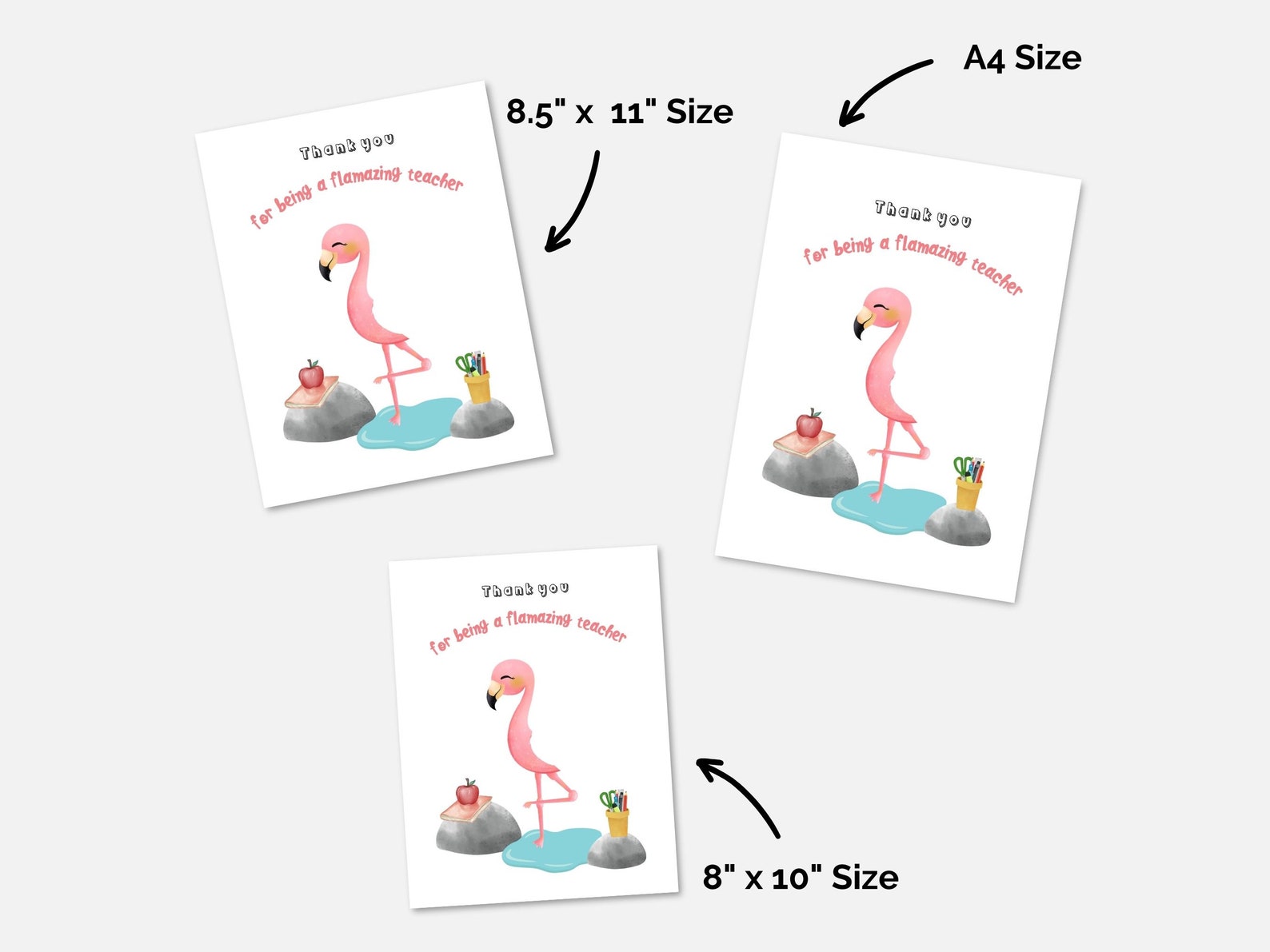 Thank You for Being a Flamazing Teacher - Flamingo Handprint Art Craft ...