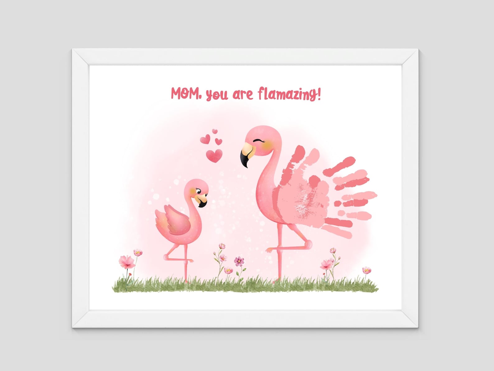 MOM You Are Flamazing - Flamingo Handprint Art Craft - Kids Baby ...