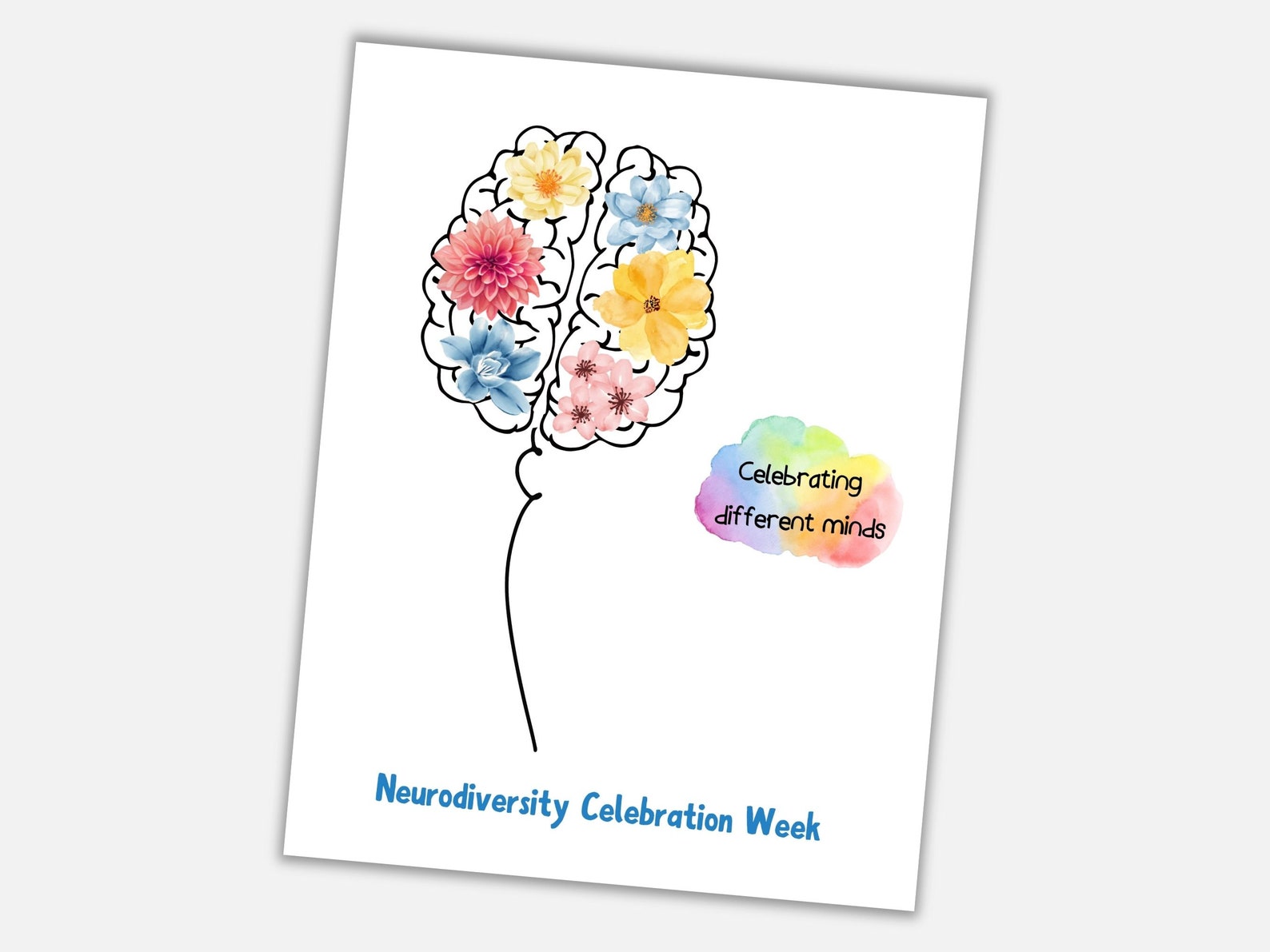 Neurodiversity Celebration Handprint Handprint Art Craft Kids Baby ...