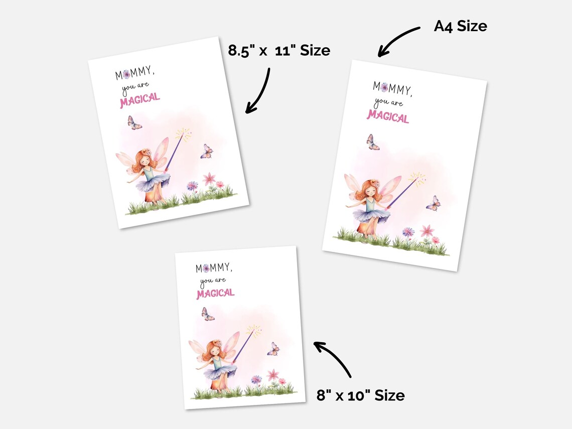 Mommy/mummy Handprint Art Craft - Magical Fairy - Kids Baby Toddler ...