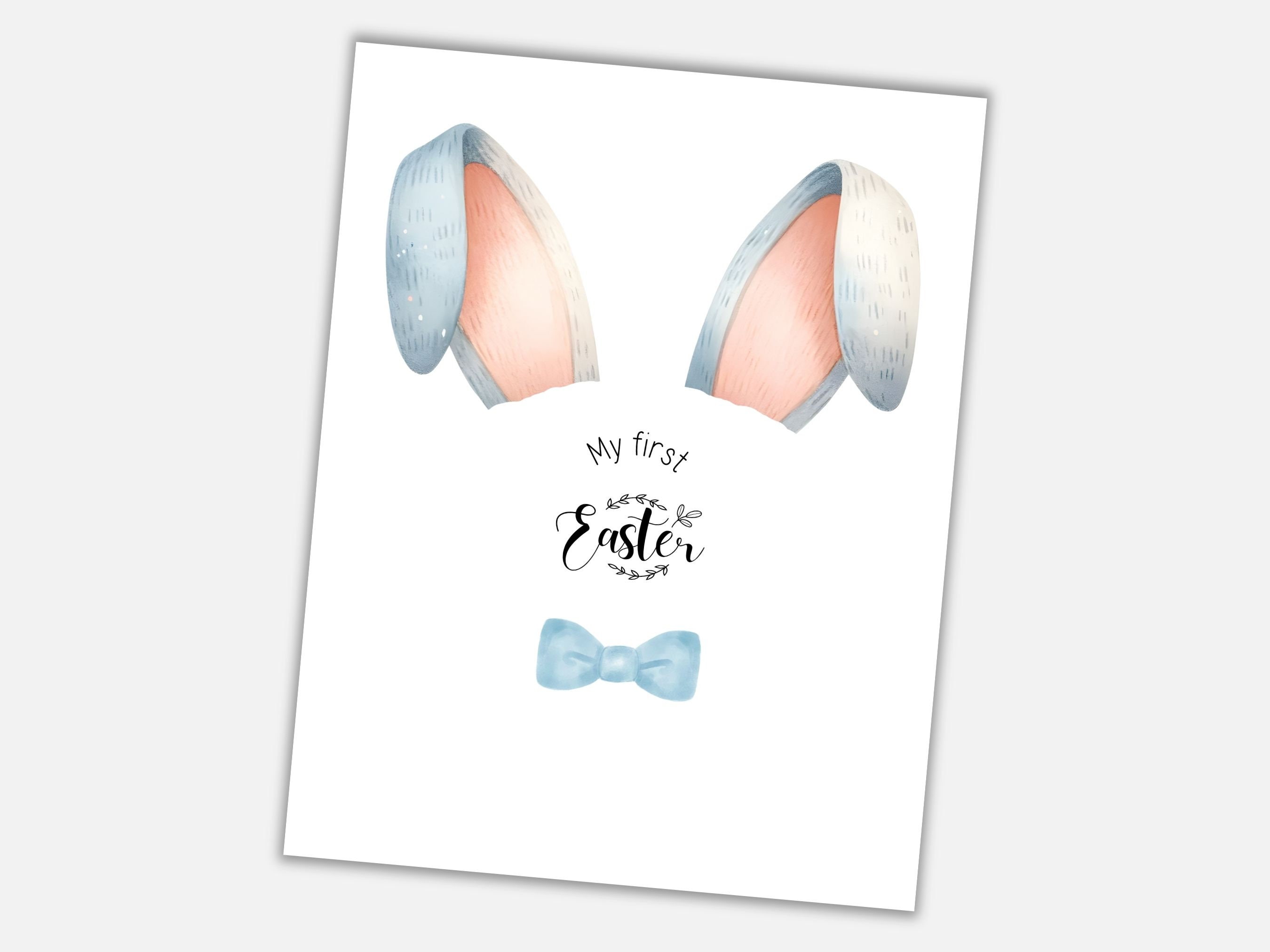 My FIRST EASTER Bunny, Feet - Easter Footprint Art Craft - Baby Toddler ...